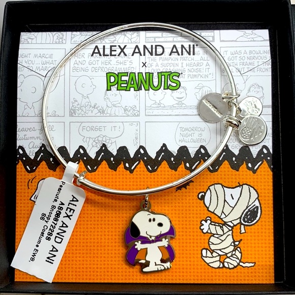 Alex and Ani | Jewelry | Alex Ani X Peanuts Snoopy Bracelet | Poshmark